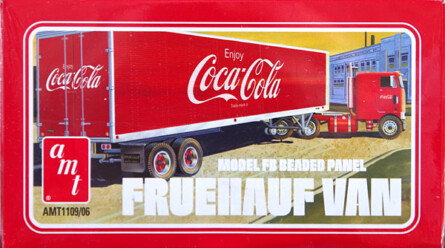 AMT "Coca-Cola" Fruehauf FB Beaded Panel 40' Semi-Trailer Van ...