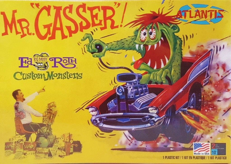 Atlantis (Revell) Ed "Big Daddy" Roth "Mr. Gasser" '57 Chevy Caricature ...