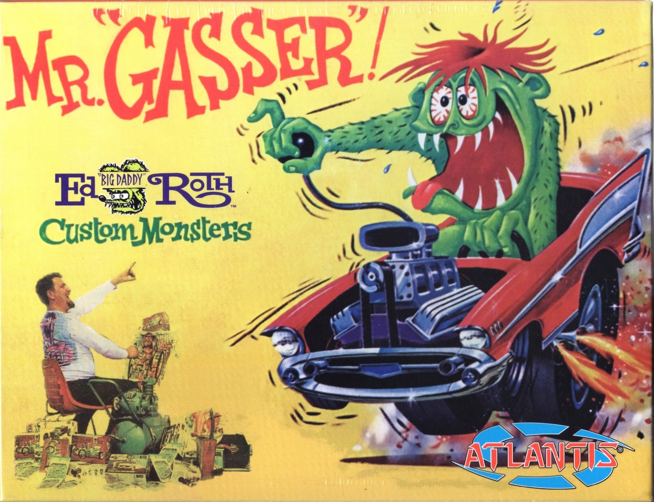 Atlantis (Revell) Ed "Big Daddy" Roth "Mr. Gasser" '57 Chevy Caricature ...