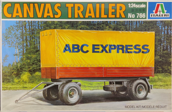 Italeri Canvas Trailer - Spotlight Hobbies