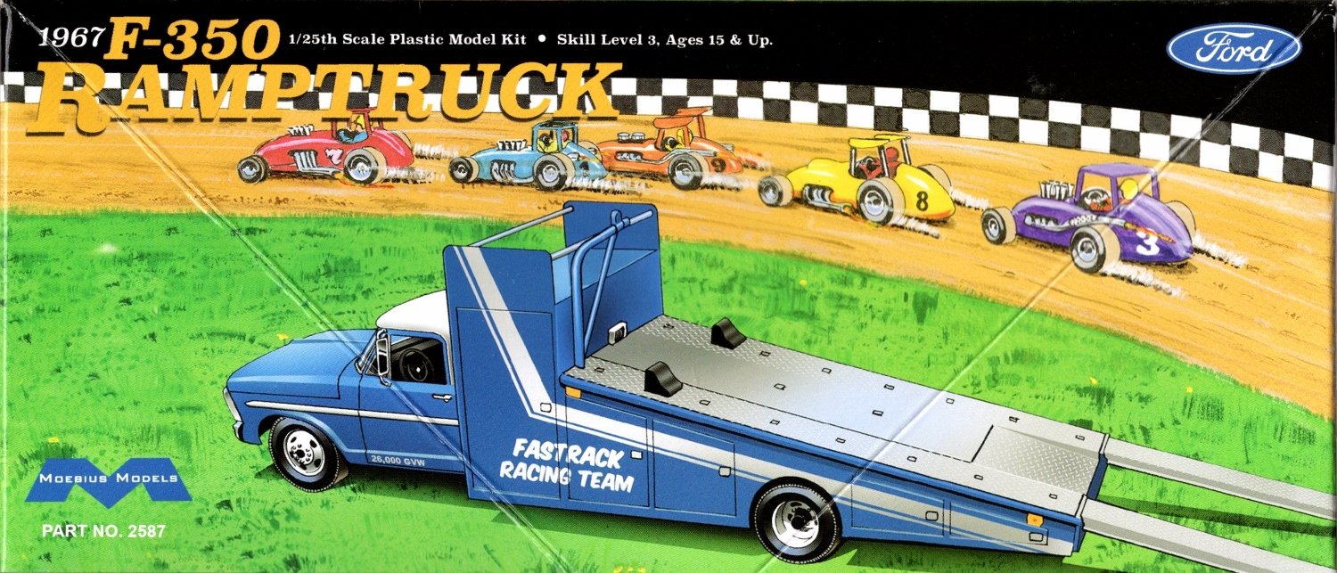 Moebius 1967 Ford F-350 Ramp Truck - Spotlight Hobbies