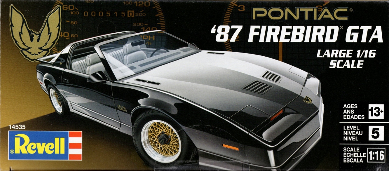 Revell 1987 Pontiac Firebird Trans Am GTA, 1/16 Scale - Spotlight Hobbies