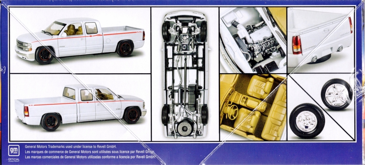 Revell 1999 Chevy Silverado C 1500 Extended Cab Shortbox Street Pickup ...