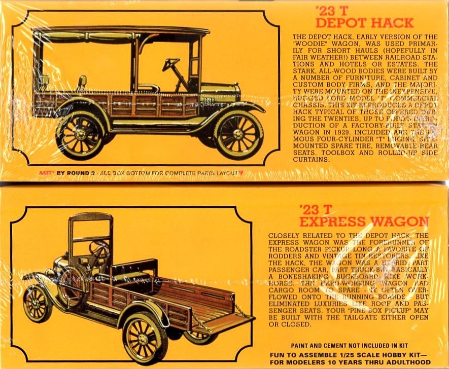 AMT 1923 Ford Model "T" Depot Hack or Express Wagon - Spotlight Hobbies