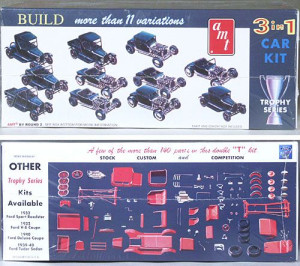AMT 1925 Ford Model "T" Roadster and Chopped Coupe - Double Kit ...