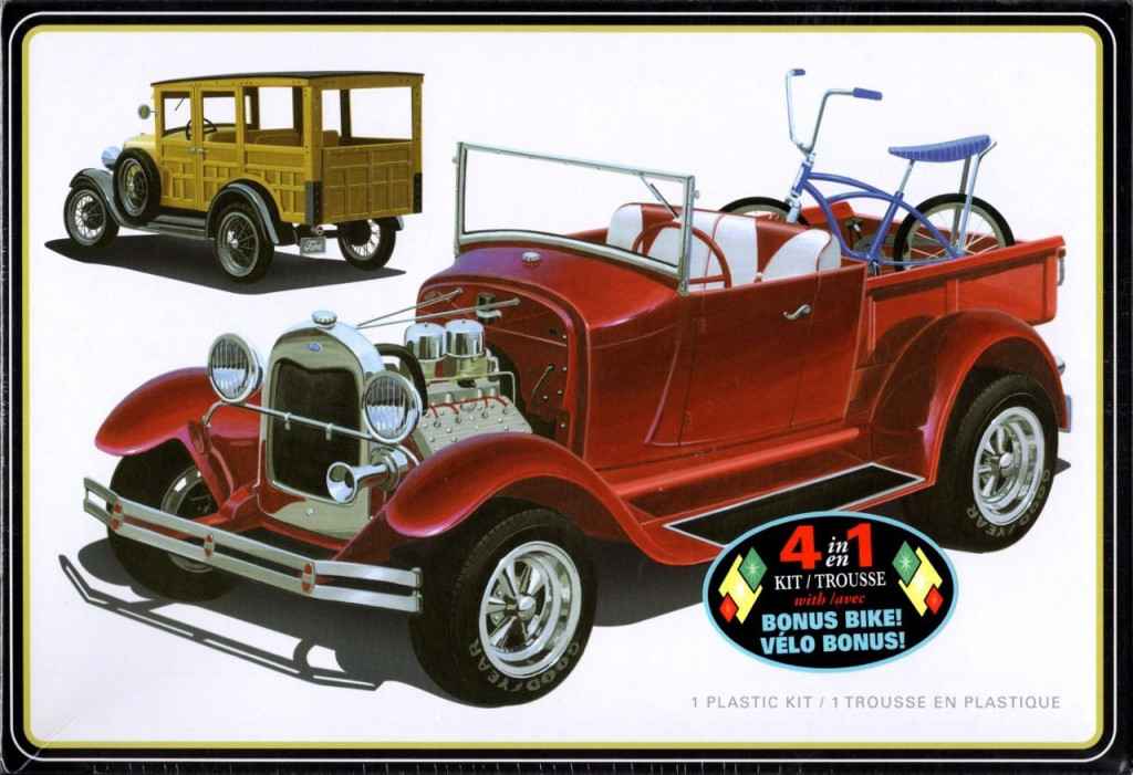 AMT 1929 Ford Model "A" Woody Station Wagon or Roadster Pickup Truck ...