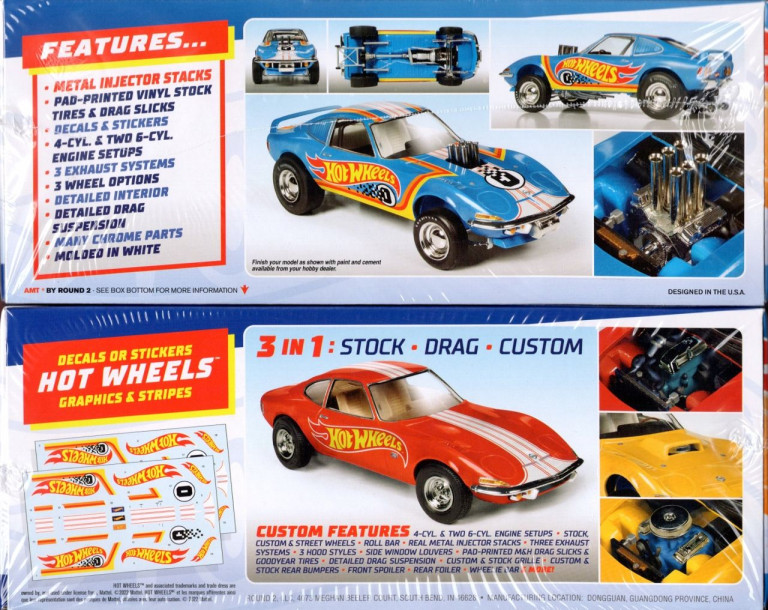 AMT "Hot Wheels" 1972 Buick Opel GT - Stock, Fuel Injected Gasser, or ...
