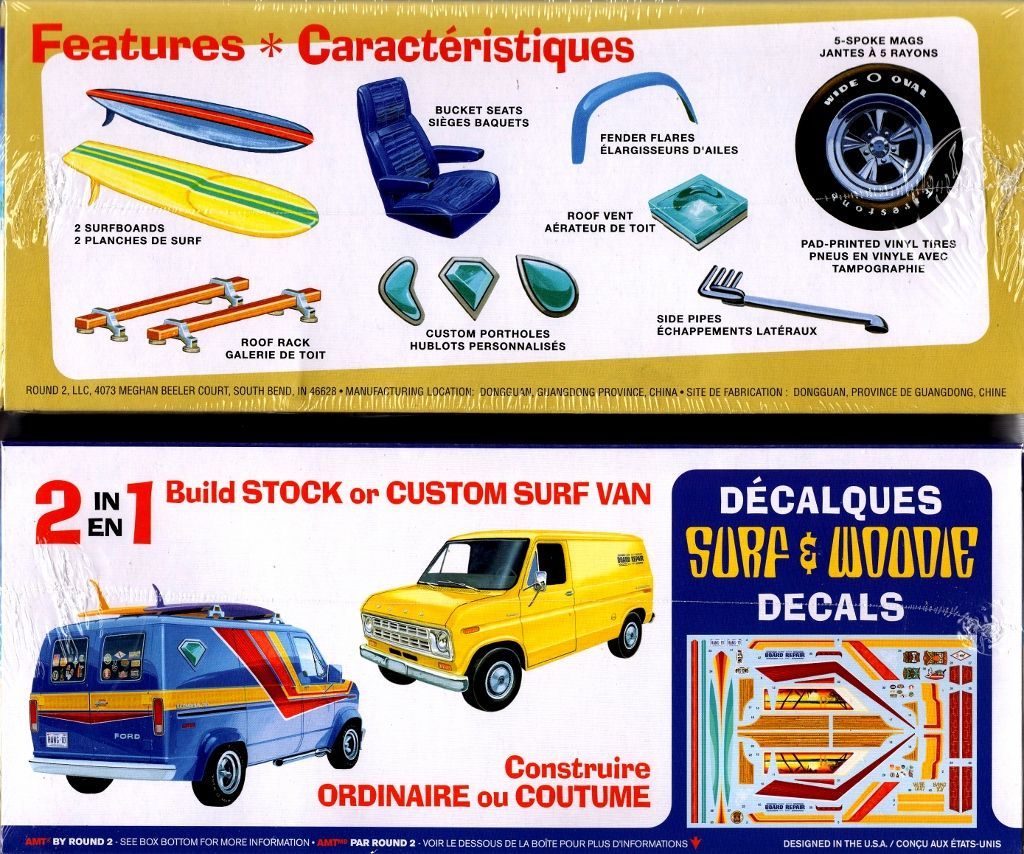 AMT 1977 Ford Van, Stock Econoline or Custom "Surfer Van" - Spotlight ...