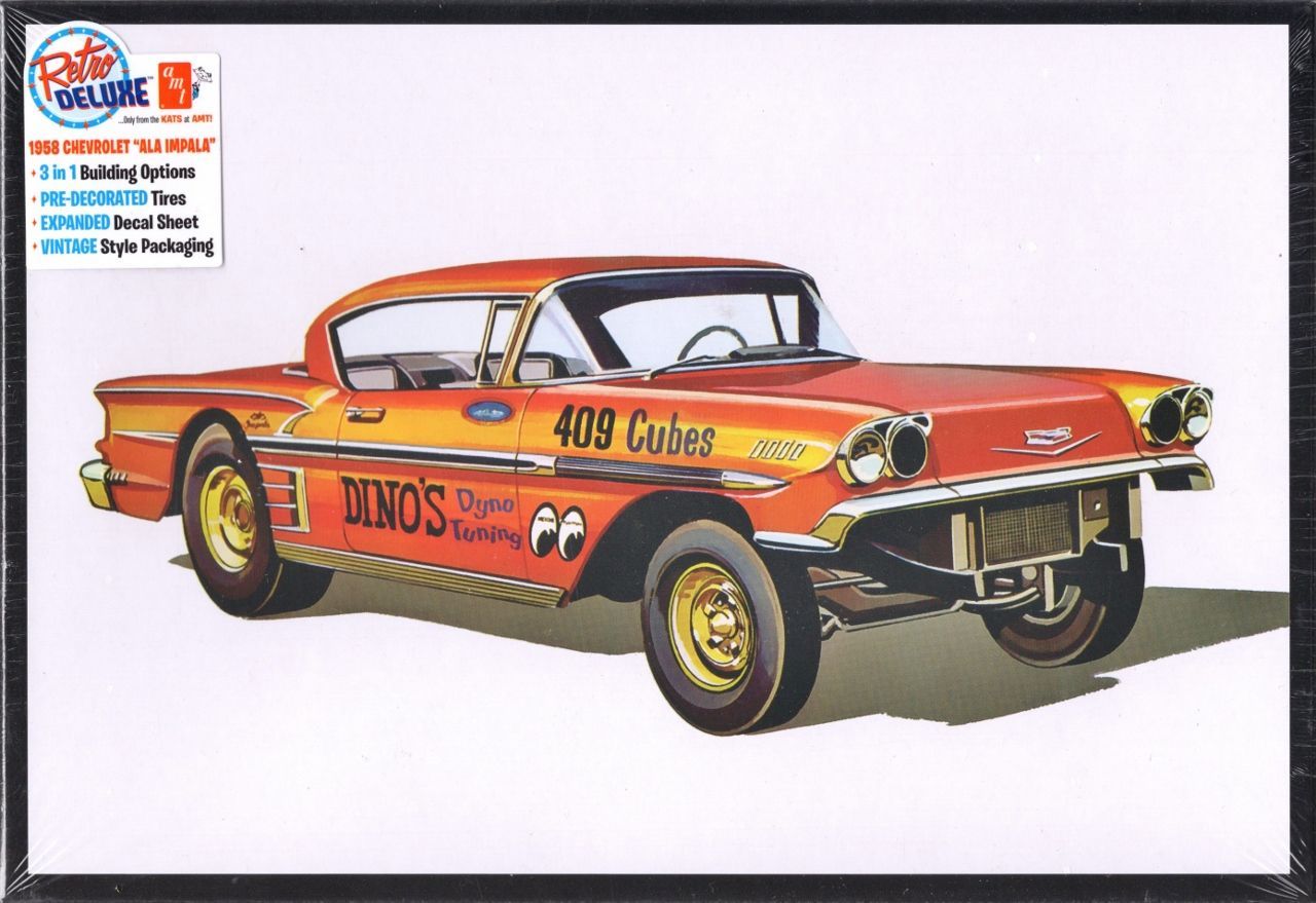 AMT "Ala-Impala" 1958 Chevy Impala Hardtop, Stock, Drag or Custom ...