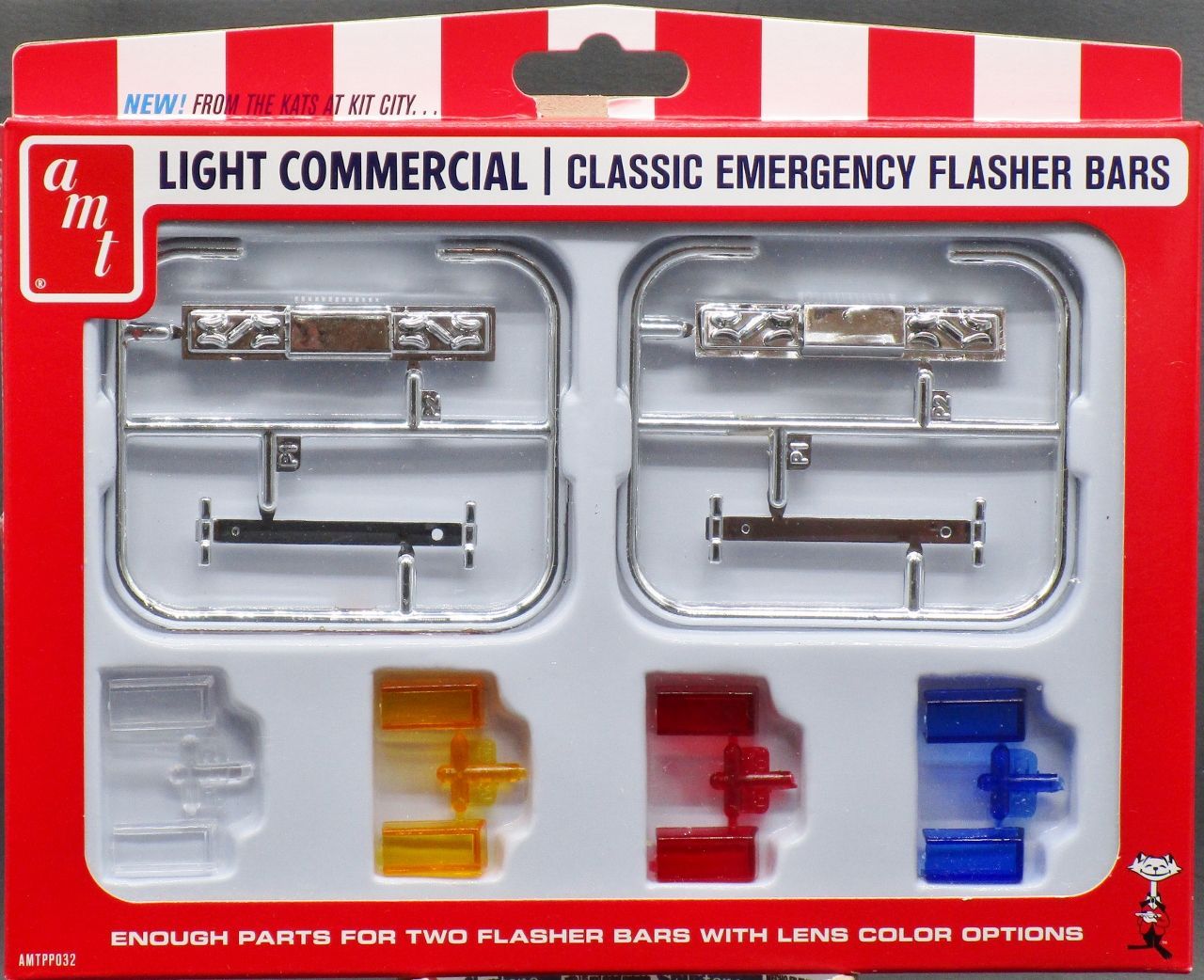 AMT Classic Emergency Flasher Bars Parts Pack - Spotlight Hobbies