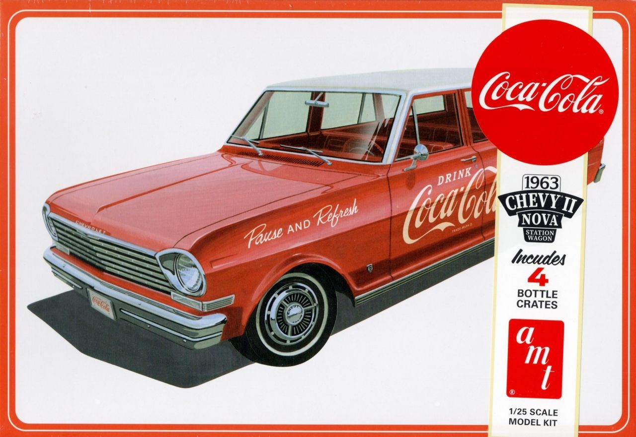 AMT "Coca-Cola" 1963 Chevy II Nova Station Wagon "Craftsman Plus ...