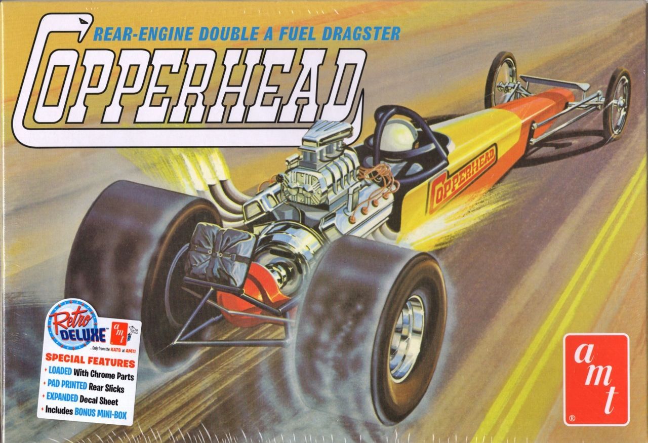 AMT "Copperhead" Rear Engine AA Fuel Dragster - Spotlight Hobbies
