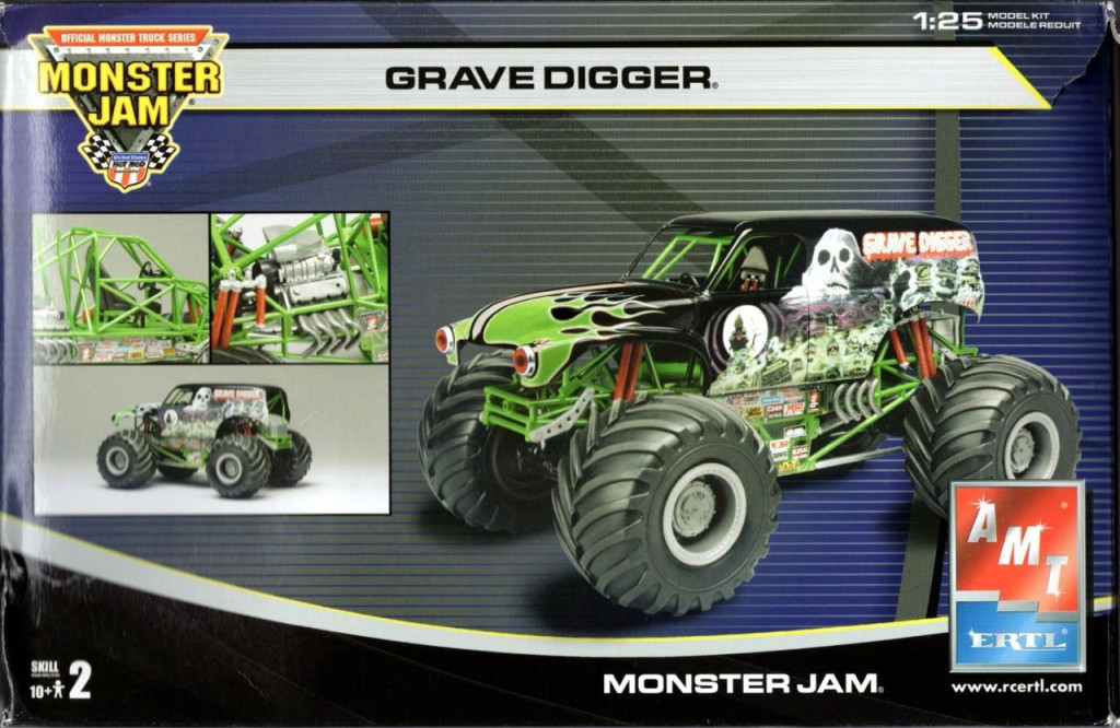 AMT "Grave Digger" Chevy Panel Monster Truck - Spotlight Hobbies