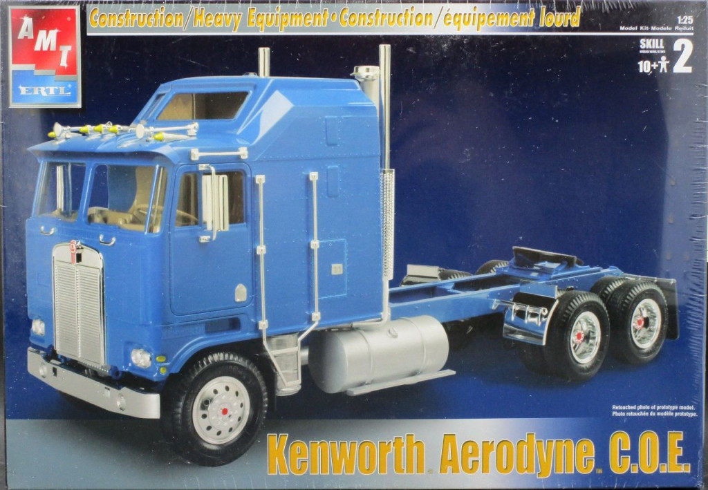 AMT Kenworth Aerodyne Cabover Engine Semi Tractor Truck - Spotlight Hobbies