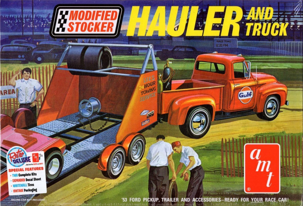 AMT "Modified Stocker" Series 1953 Ford F-100 Pickup Truck Hauler ...