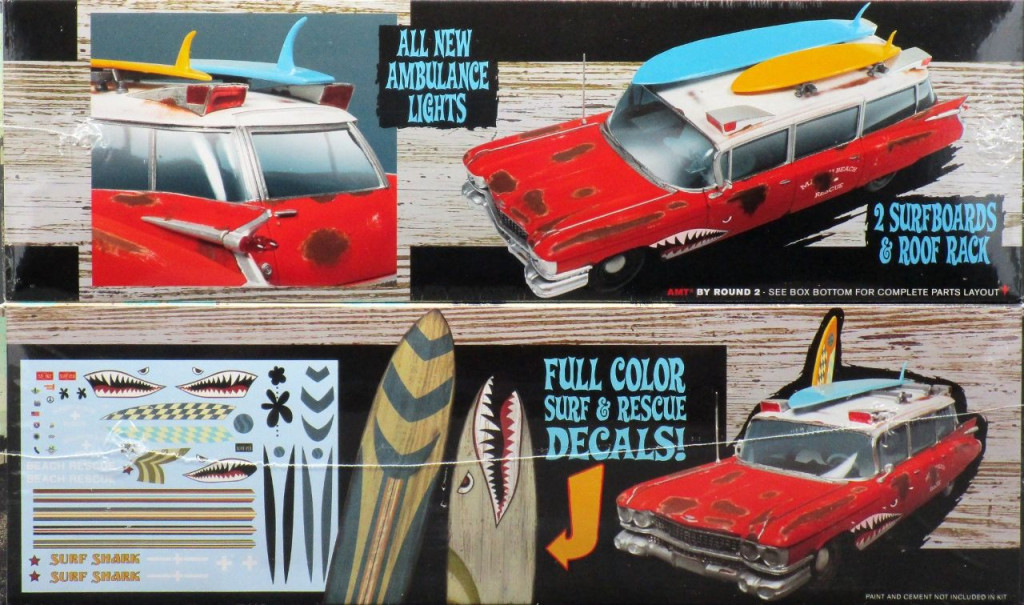 AMT "Surf Shark" 1959 Cadillac Ambulance - Spotlight Hobbies
