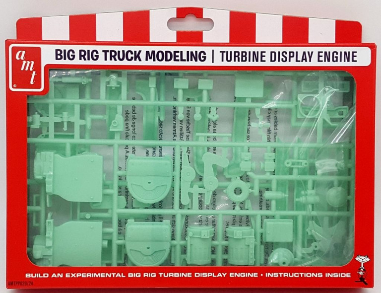 AMT Turbine Display Engine, Big Rig Truck Modeling Parts Pack ...