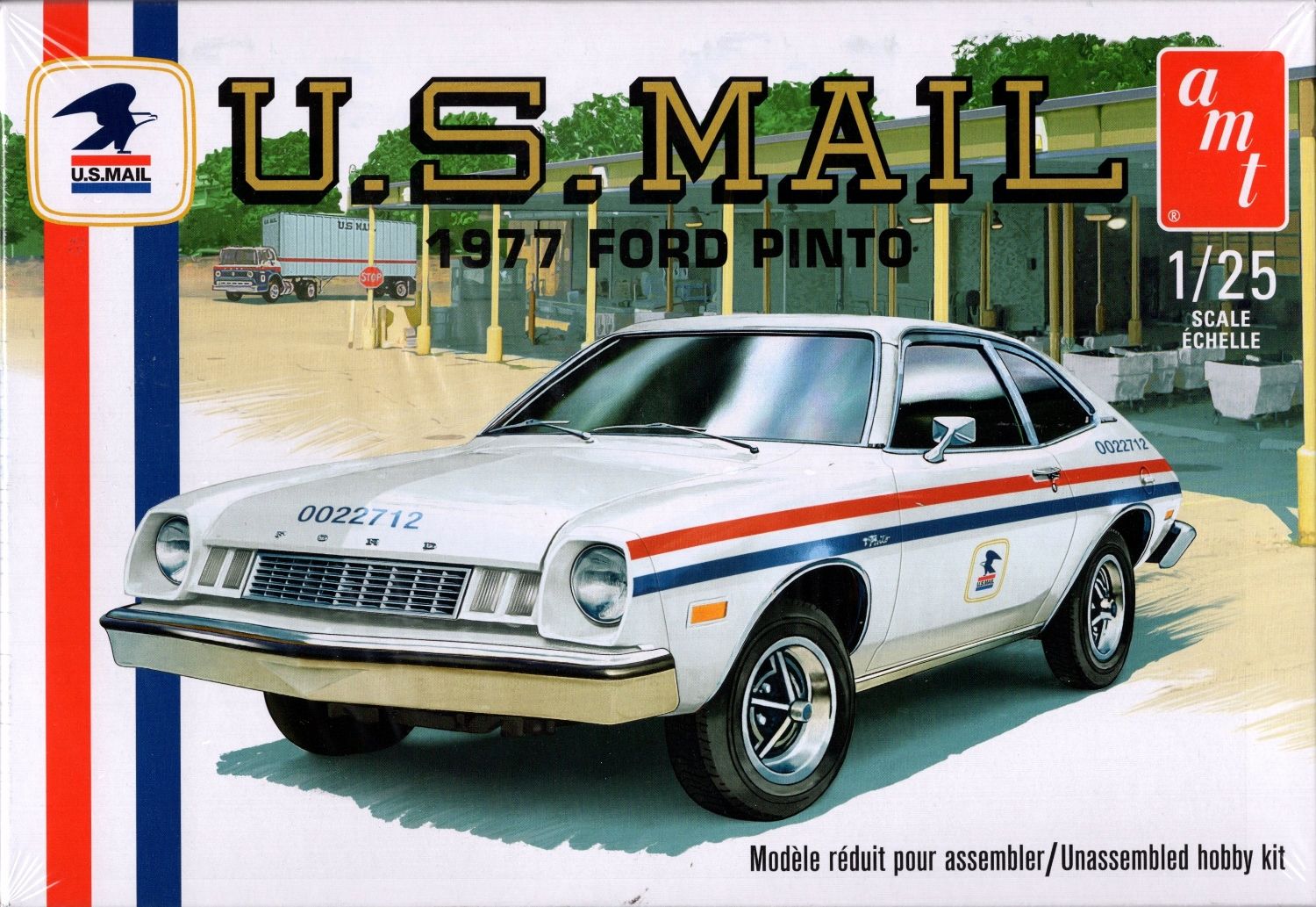 AMT "US Mail" 1977 Ford Pinto Hatchback Runabout - Spotlight Hobbies