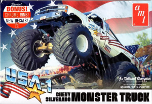 AMT "USA-1" Chevy Silverado Pickup Monster Truck - Spotlight Hobbies