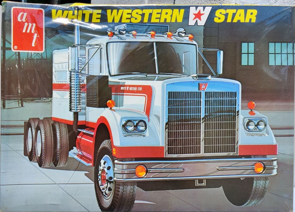AMT White Western Star Semi Truck Tractor with Mercury Sleeper ...
