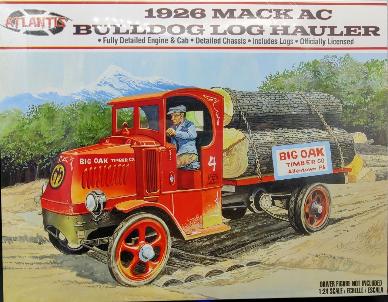 Atlantis (Monogram) 1926 Mack AC Bulldog Log Hauler Truck - Spotlight ...