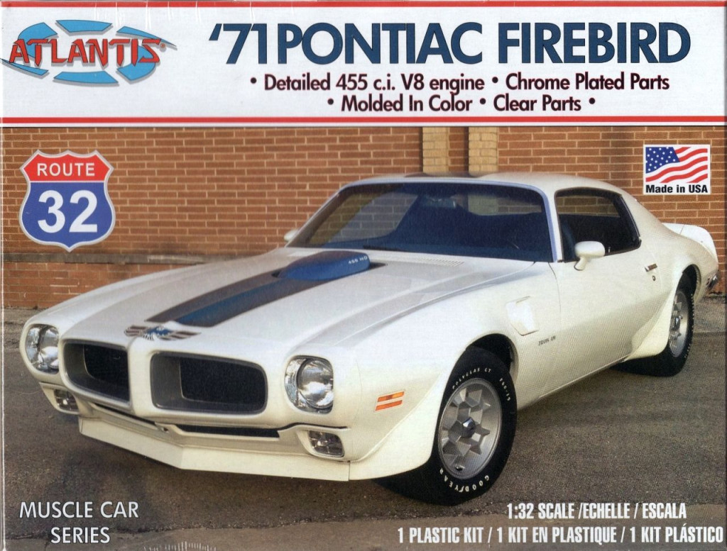 Atlantis (Monogram) 1971 Pontiac Firebird, 1/32 Scale - Spotlight Hobbies