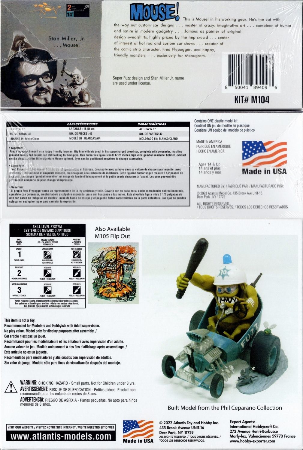 Atlantis (Monogram) "Fred Flypogger" as Super Fuzz Caricature by Mouse ...