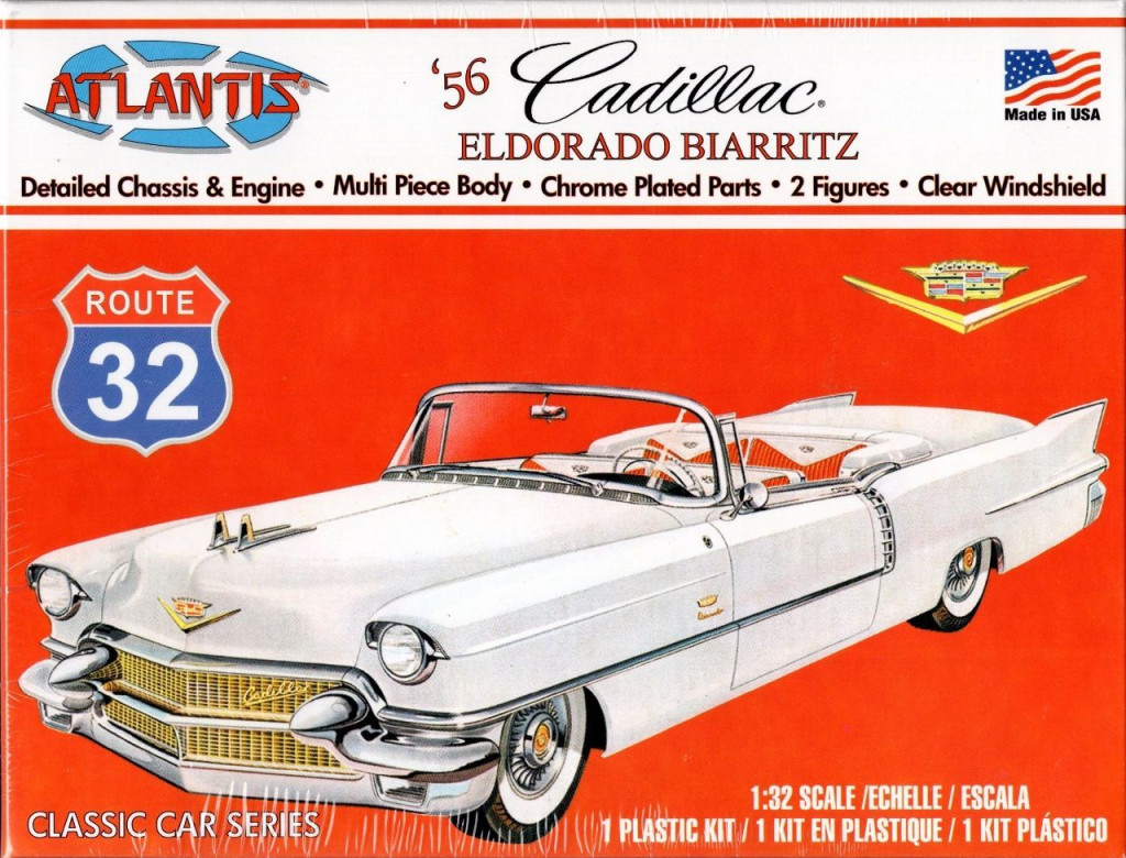 Atlantis (Revell) 1956 Cadillac Eldorado Convertible Biarritz, 1/32 ...
