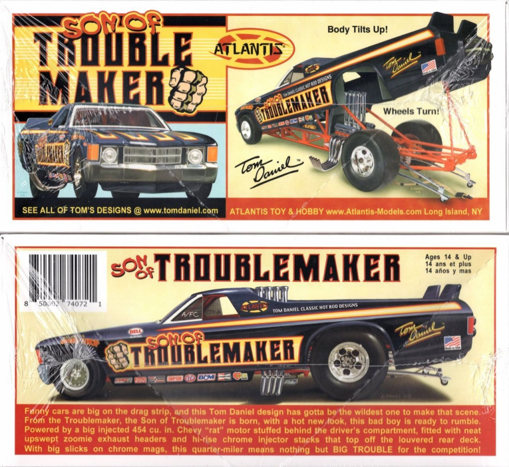 Atlantis (Monogram) Tom Daniel "Son Of Troublemaker" Chevy El Camino ...