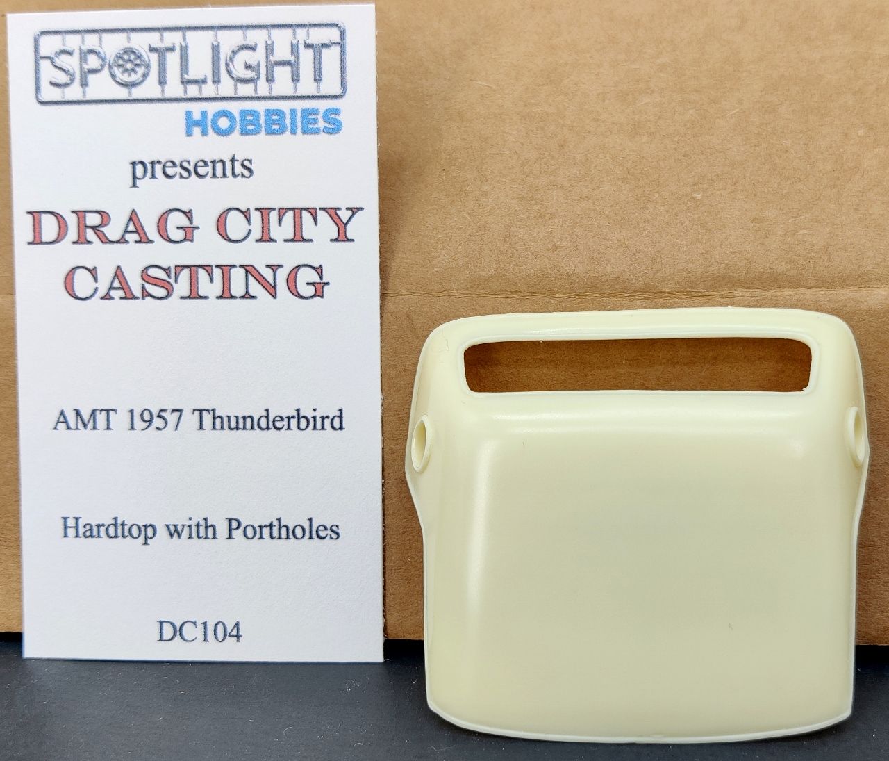 Drag City Casting Resin Hardtop With Portholes - AMT 1957 Ford ...