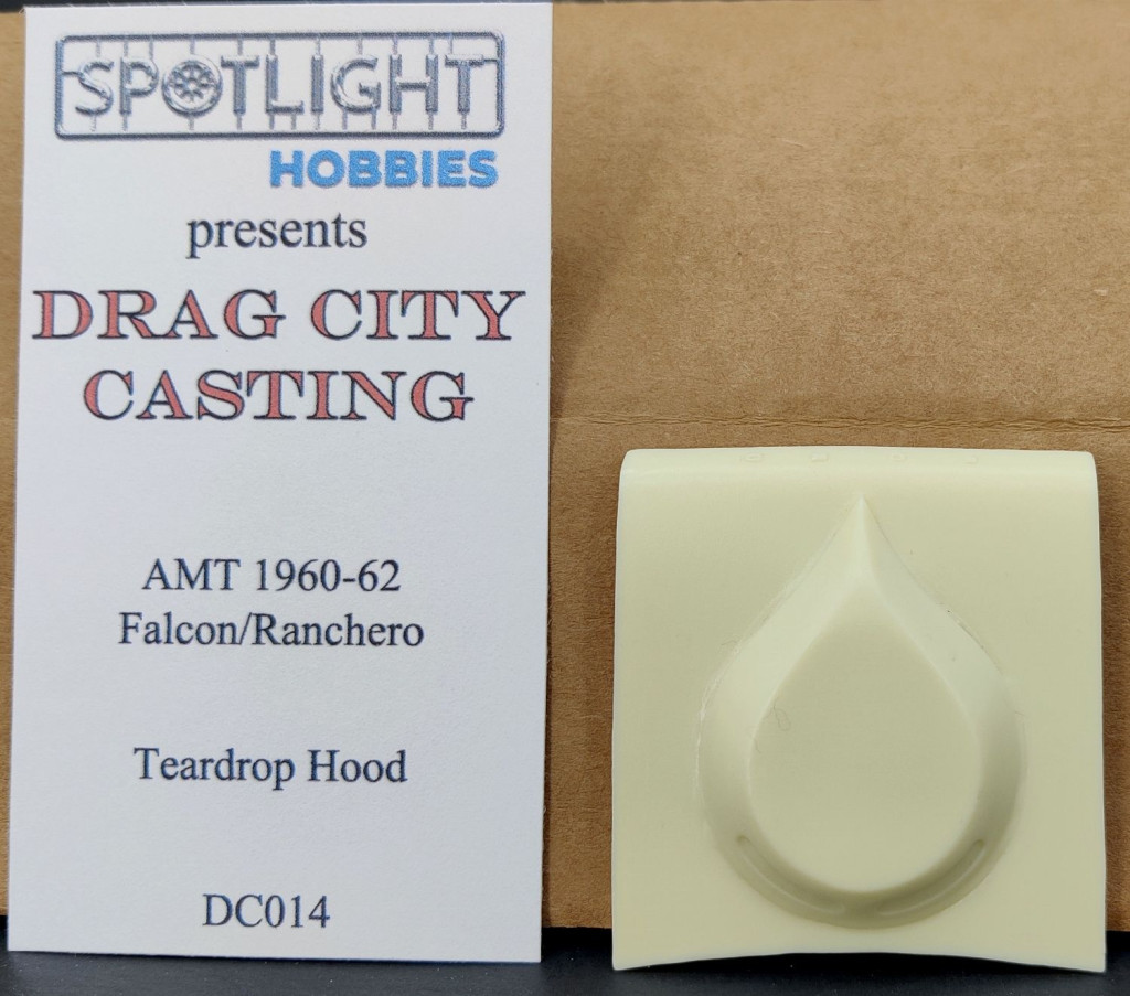 Drag City Casting Resin Teardrop Hood - AMT 1960-62 Ford Falcon ...