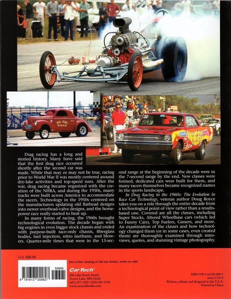 Drag Racing in the 1960s: The Evolution In Race Car Technology by Doug ...