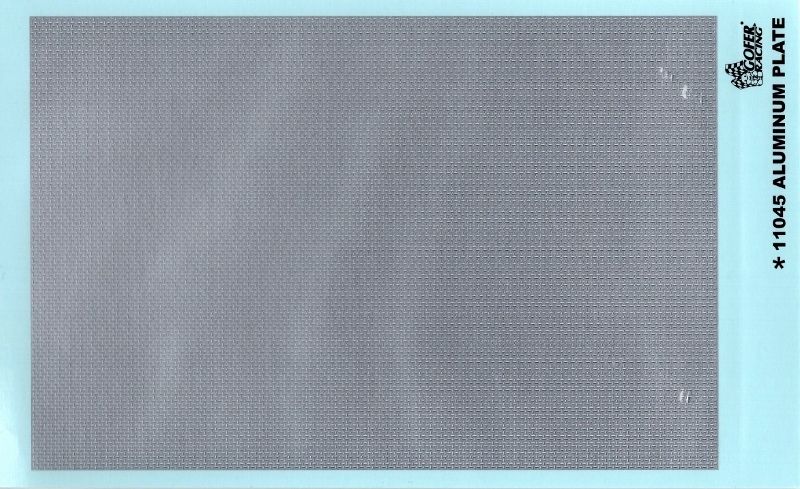 Gofer Racing Aluminum Plate Decal Sheet - Spotlight Hobbies