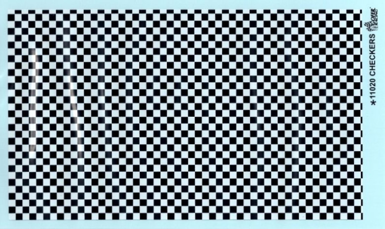 Gofer Racing Checkers Decal Sheet - Spotlight Hobbies