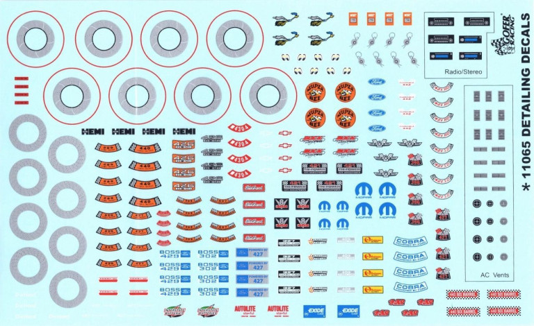 Gofer Racing Detailing Decal Sheet - Spotlight Hobbies