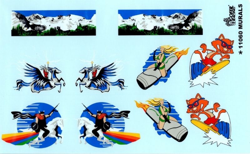 Gofer Racing Murals Decal Sheet - Spotlight Hobbies