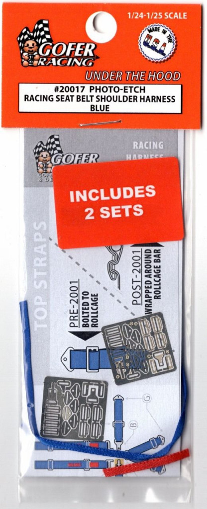 Gofer Racing Photo-etched Racing Seat Belt Shoulder Harness, 2 Sets ...