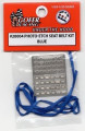Gofer Racing Photo-etched Seat Belt Kit - Blue - Spotlight Hobbies