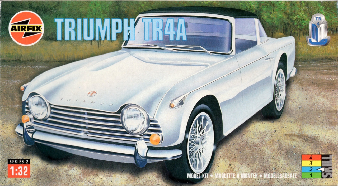 US Airfix (Humbrol) Triumph TR4A, 1/32 Scale - Spotlight Hobbies