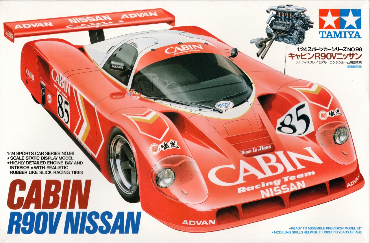 Tamiya CABIN Nissan R90V Le Mans Racer - Spotlight Hobbies