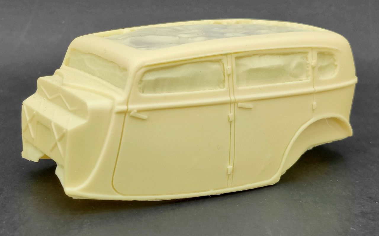 Jimmy Flintstone Resin 1933 Ford Rat Rod - Spotlight Hobbies