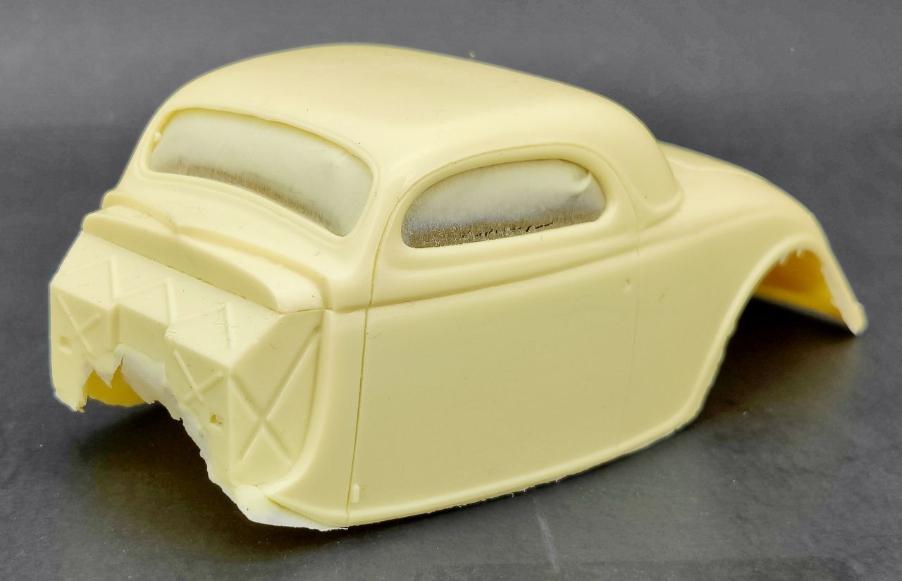 Jimmy Flintstone Resin 1936 Ford 3-Window Chopped Top - Spotlight Hobbies