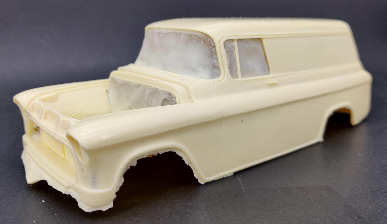 Jimmy Flintstone Resin 1955-1957 Chevy Panel Delivery - Spotlight Hobbies
