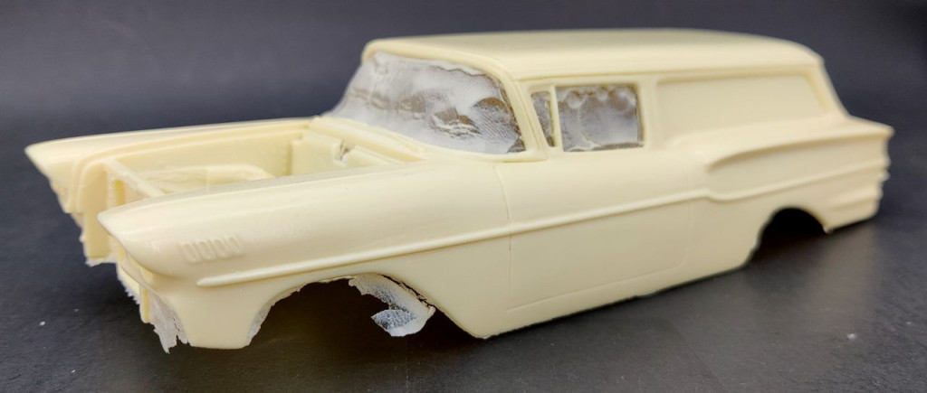Jimmy Flintstone Resin 1958 Chevy Sedan Delivery - Spotlight Hobbies