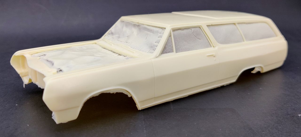 Jimmy Flintstone Resin 1965 Chevy Chevelle 300 Series 2-Door Wagon ...