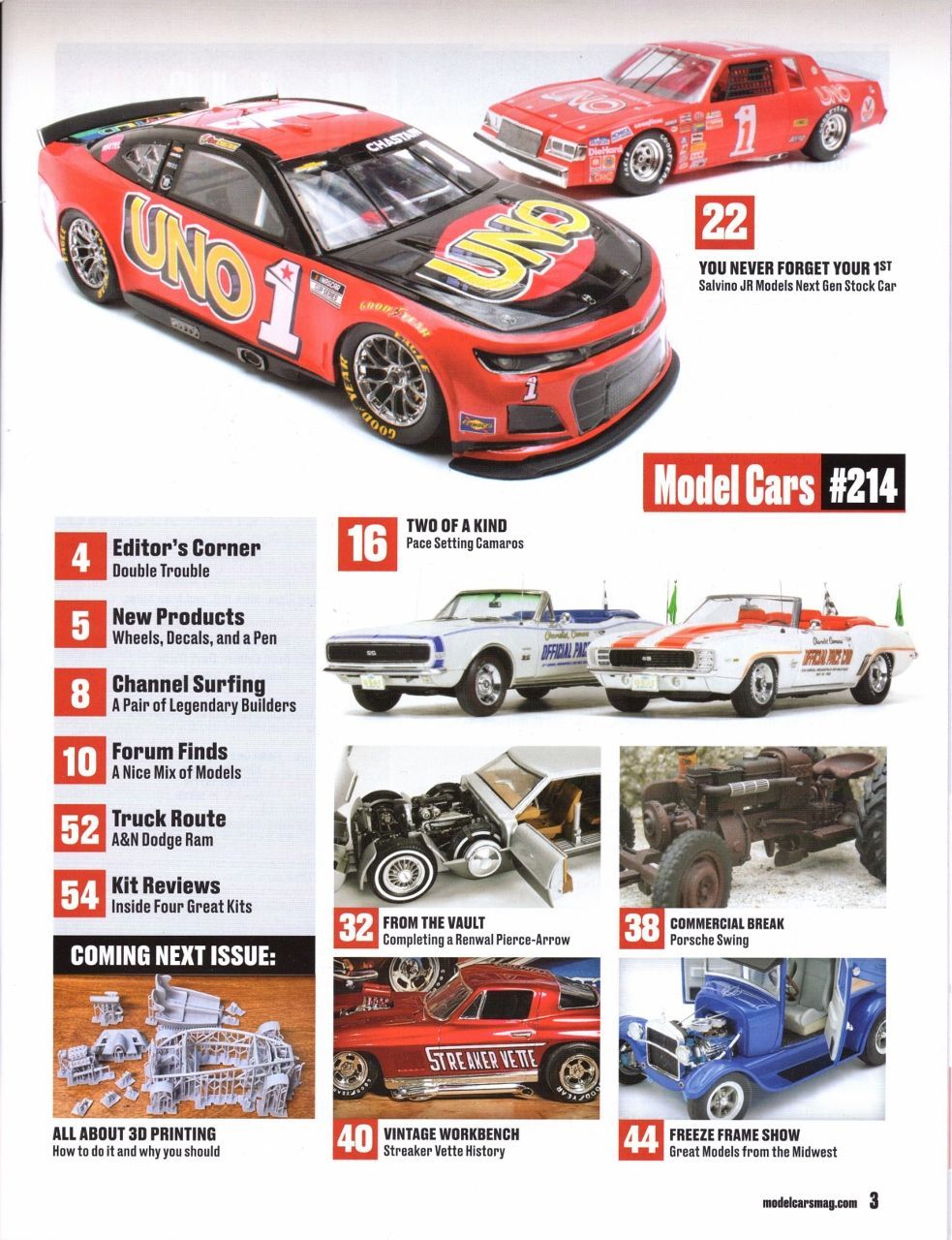 Model Cars Magazine, Back Issue #214 - Spotlight Hobbies