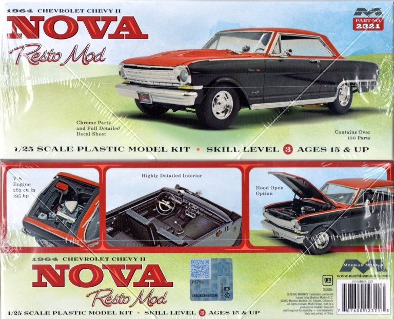 Moebius 1964 Chevy II Nova "Resto Mod" - Spotlight Hobbies