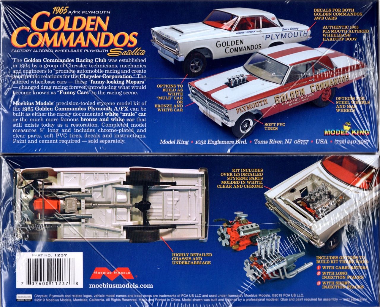 Moebius Al Eckstrand "Golden Commandos" 1965 Plymouth Satellite Hardtop ...