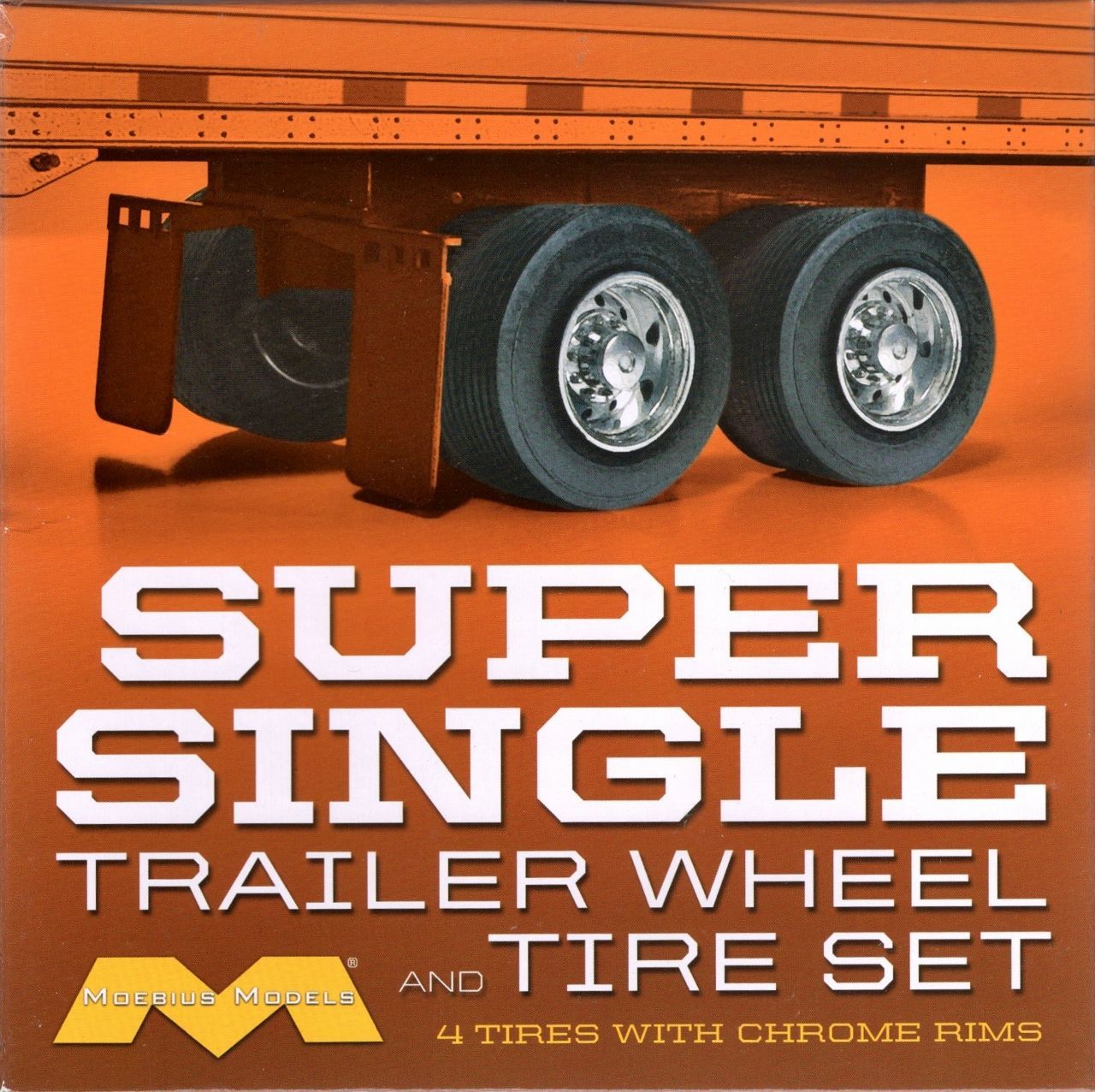 Moebius Super Single Semi Trailer Wheel & Tire Set Parts Pack ...