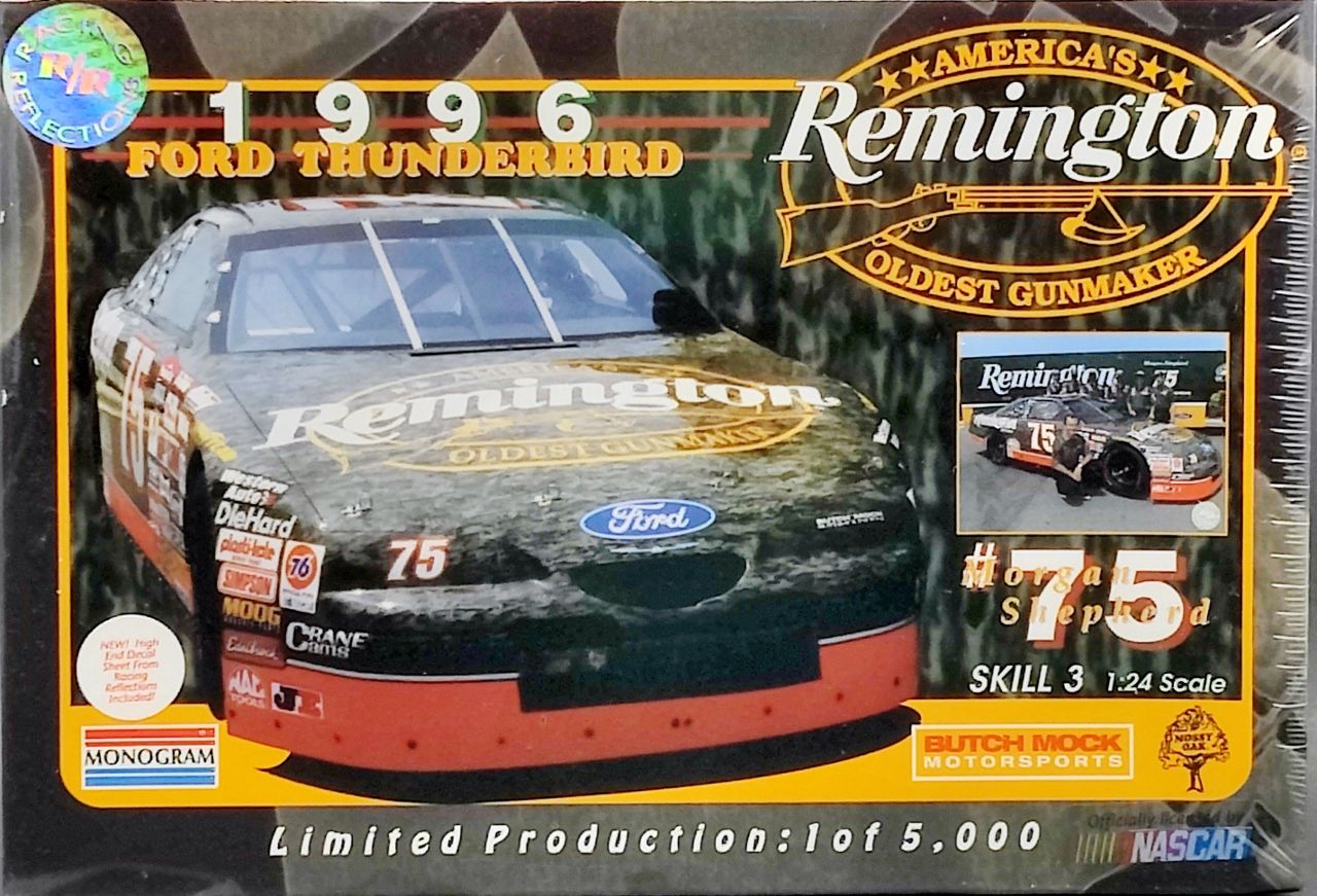 Monogram Morgan Shepherd #75 "Remington" 1996 Ford Thunderbird ...